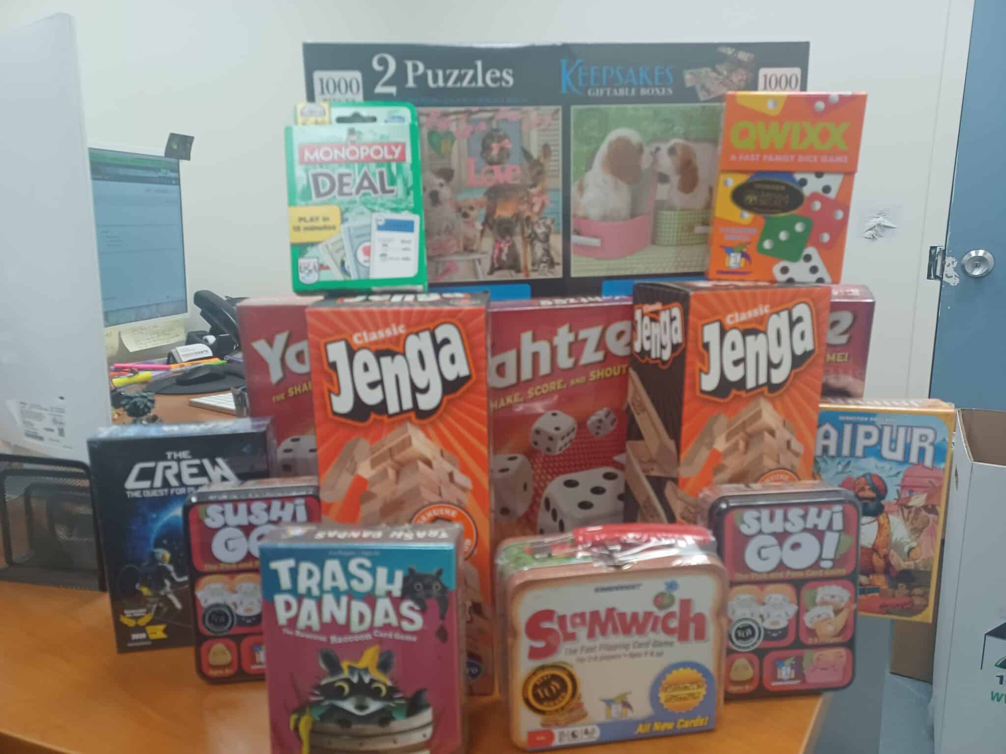 Board Games for The Better Holiday Donation Drive - Legal Shred